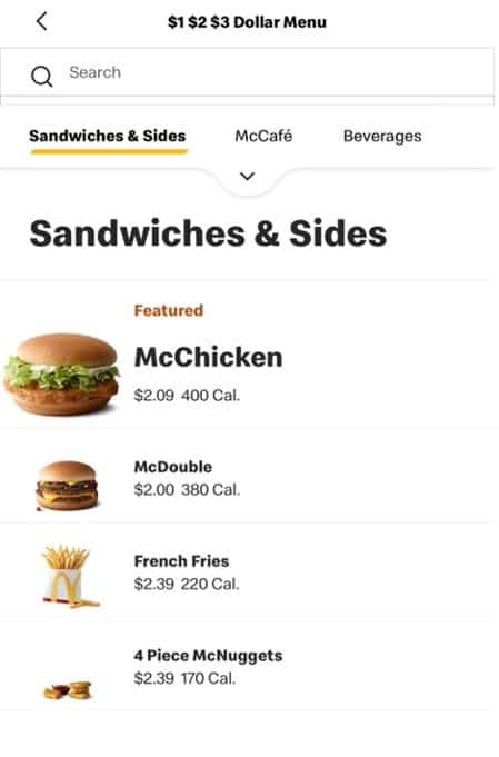Exploring the McDonald’s $1 $2 $3 Dollar Menu (Calories and Prices)